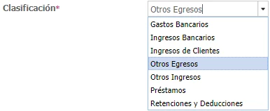 Cómo crear conceptos de ingresos y/o egresos de dinero