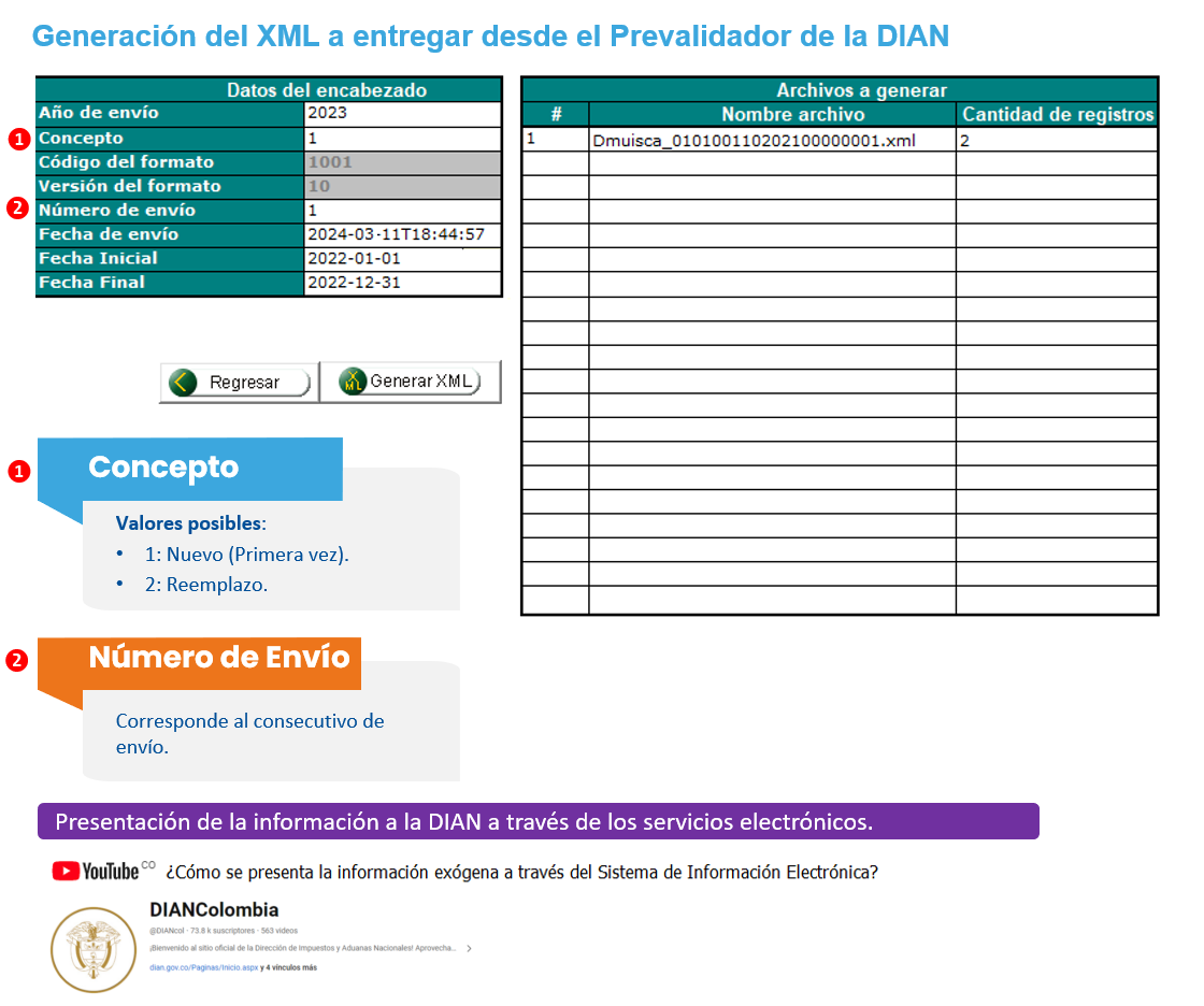 Cómo generar los archivos XML de Información Exógena para cargarlos en ...
