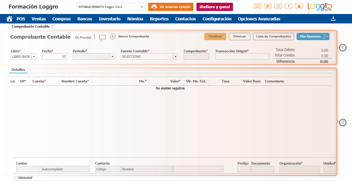 Cómo crear un comprobante contable manual y en que caso puedes realizar ...